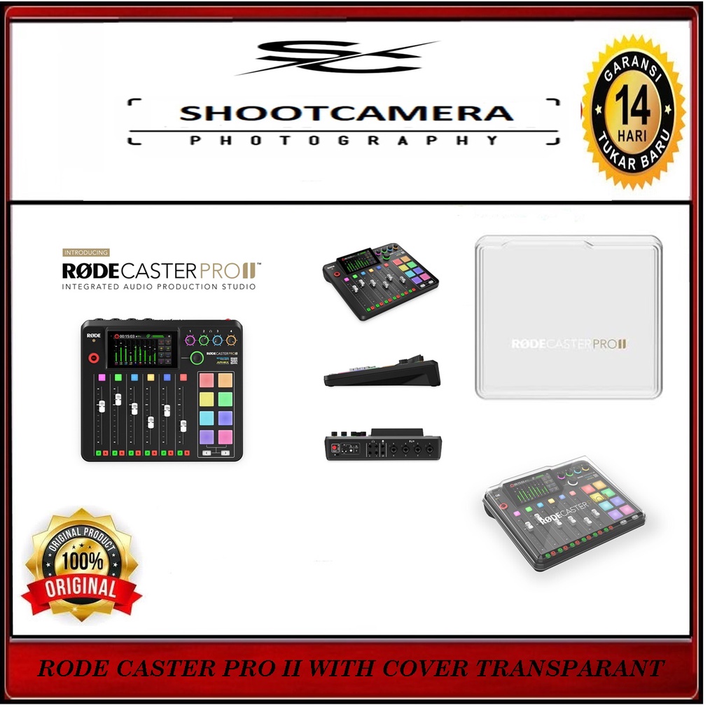 Jual RODE CASTER PRO II INTEGRATED AUDIO PRODUCTION STUDIO | Shopee ...