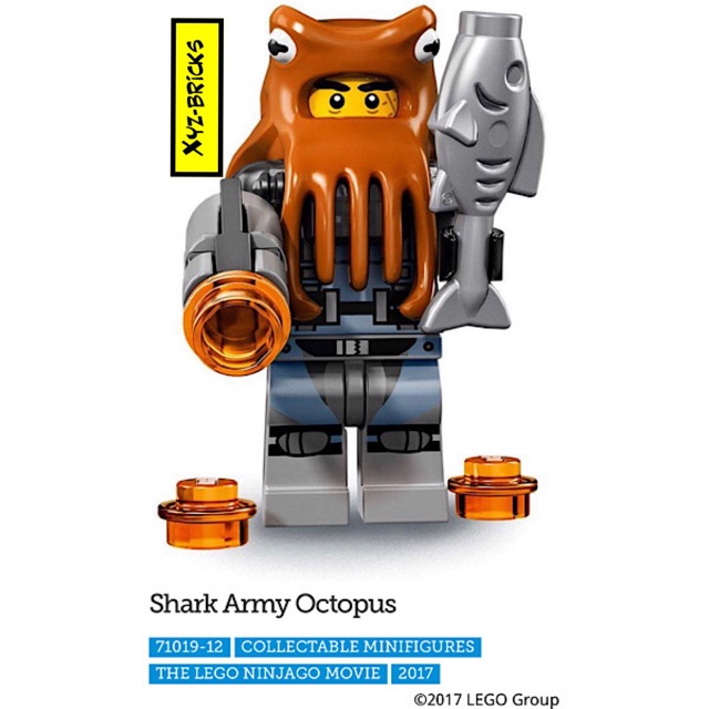 Jual LEGO 71019-12 - Ninjago Movie Shark Army Octopus Minifigure ...