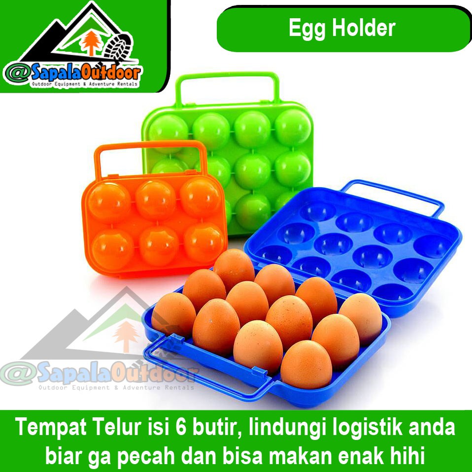 Jual Egg Holder atau Tempat Telur isi 6 butir ni | Shopee Indonesia