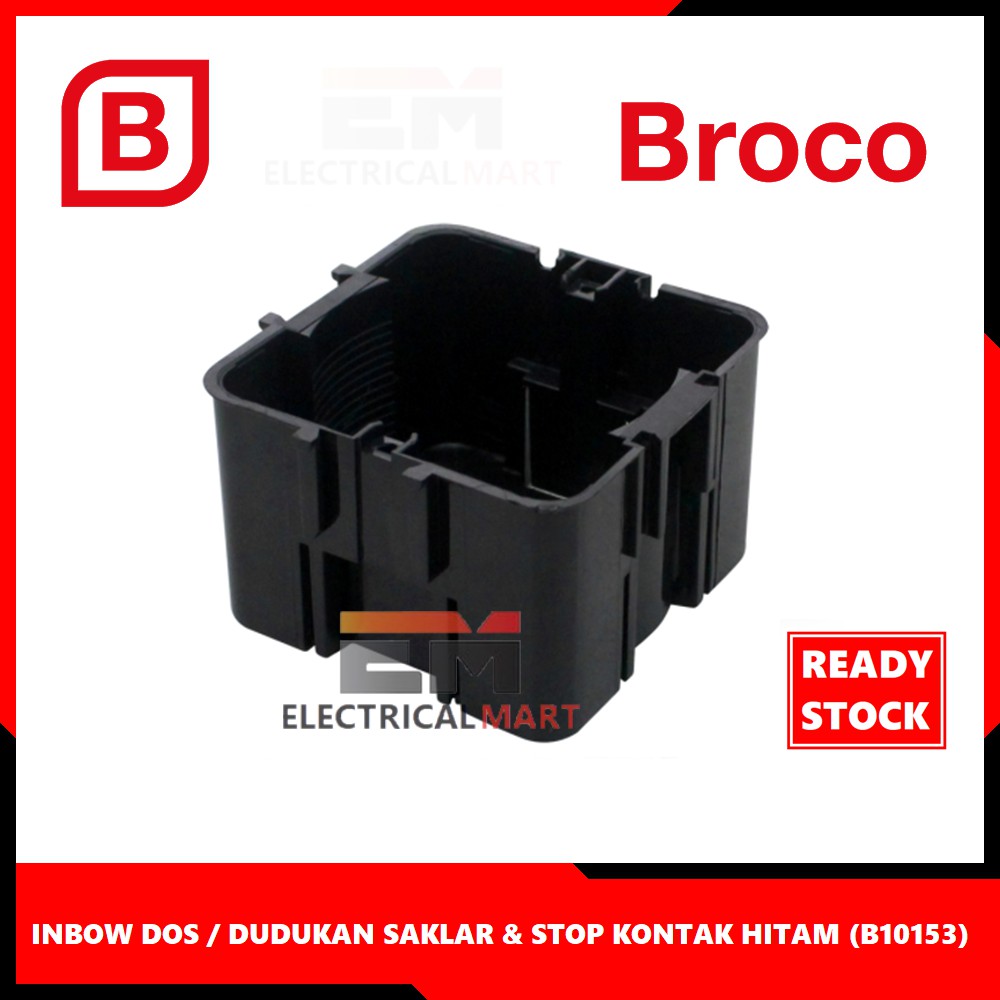 Jual Inbow Dos Broco Segi Hitam (B10153) IB Dus Doos B101 53 Dudukan ...
