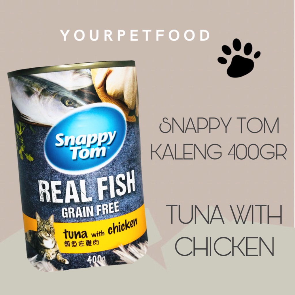 Jual Snappy Tom Wet Food / Snappy Tom Makanan Basah Kucing 400gr ...