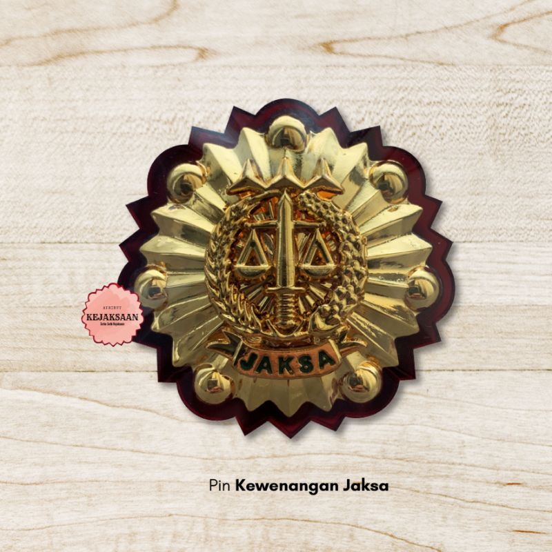 Jual Pin Fungsional - Kewenangan Jaksa | Shopee Indonesia