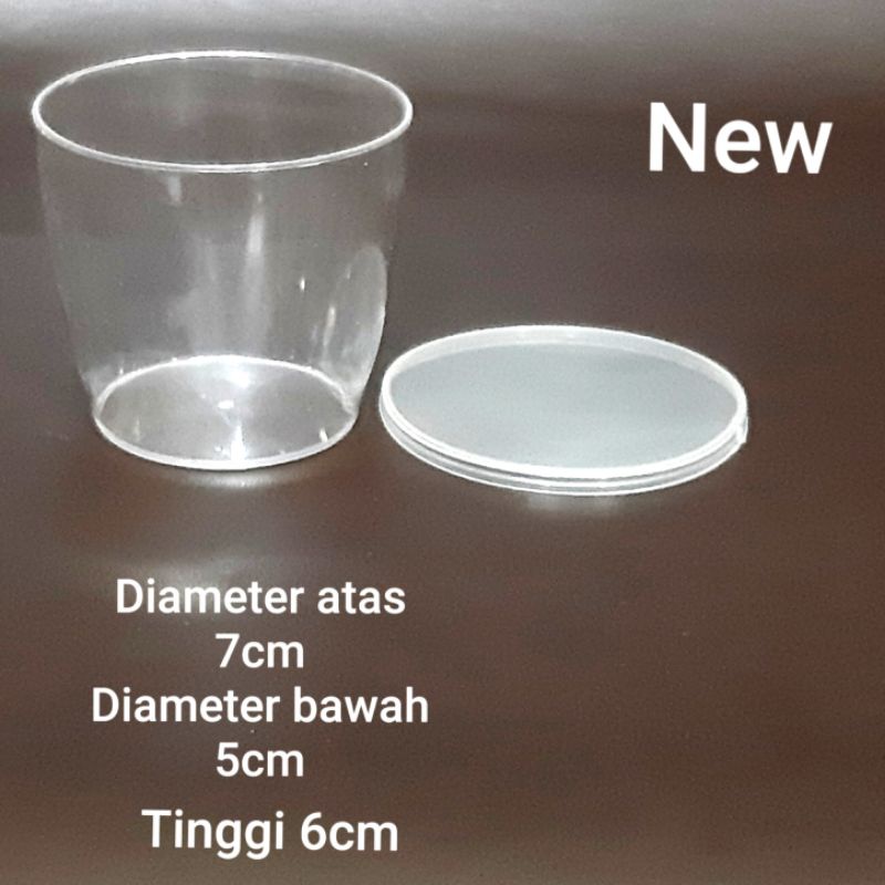 Jual Gelas Pudding Bening Ecer (1pc) | Shopee Indonesia