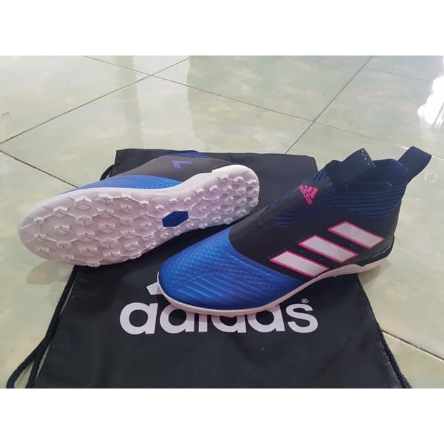 Jual Futsal Adidas Tango Ace17+ Purecontrol TF - Blue Black | Shopee Indonesia