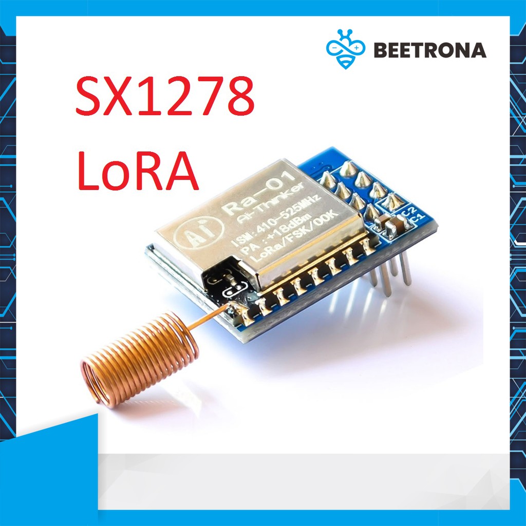 Jual Telemetry LoRa SX1278 RA-01 433MHz Wireless 18Dbm AI-THINKER ...