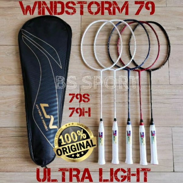 Jual RAKET BADMINTON LINING WINDSTORM 79 WS79 WS 79 S WS 79 H WS79S WS ...