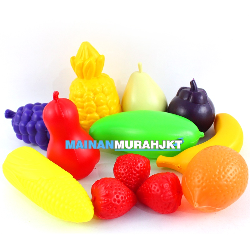 Jual MAINAN ANAK MURAH BUAH-BUAHAN JUMBO B502 FRESH FRUIT ANEKA BUAH ...