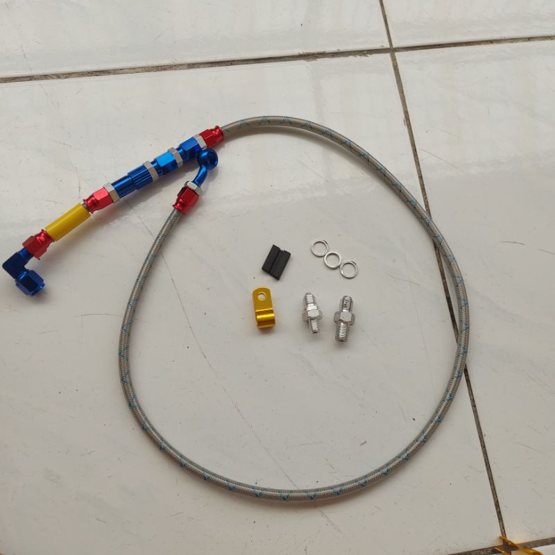 Jual Selang Rem PSI 100cm Kabel Rem Psi Selang Rem Serat Selang Rem ...