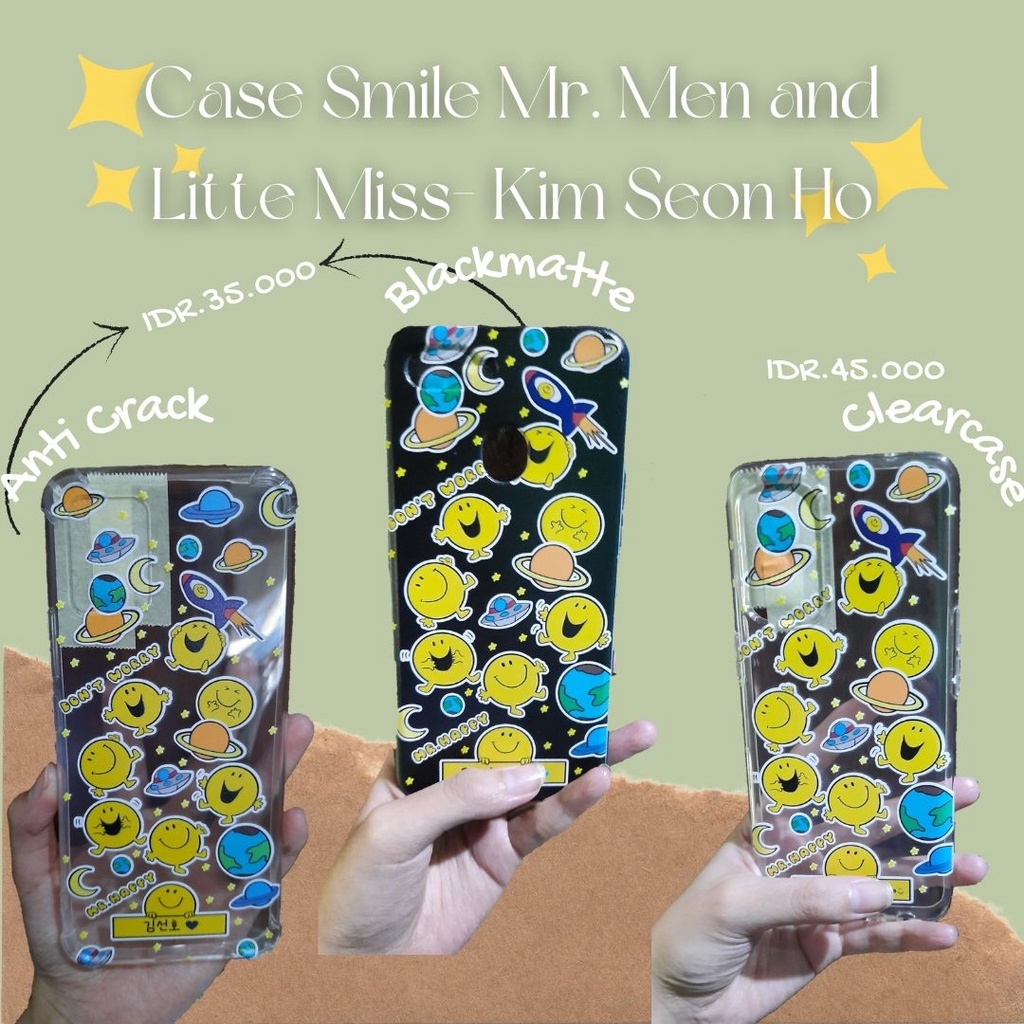 Jual Case Smile Kim Seon Ho-Mr Men Little Miss Casetify (All type ...
