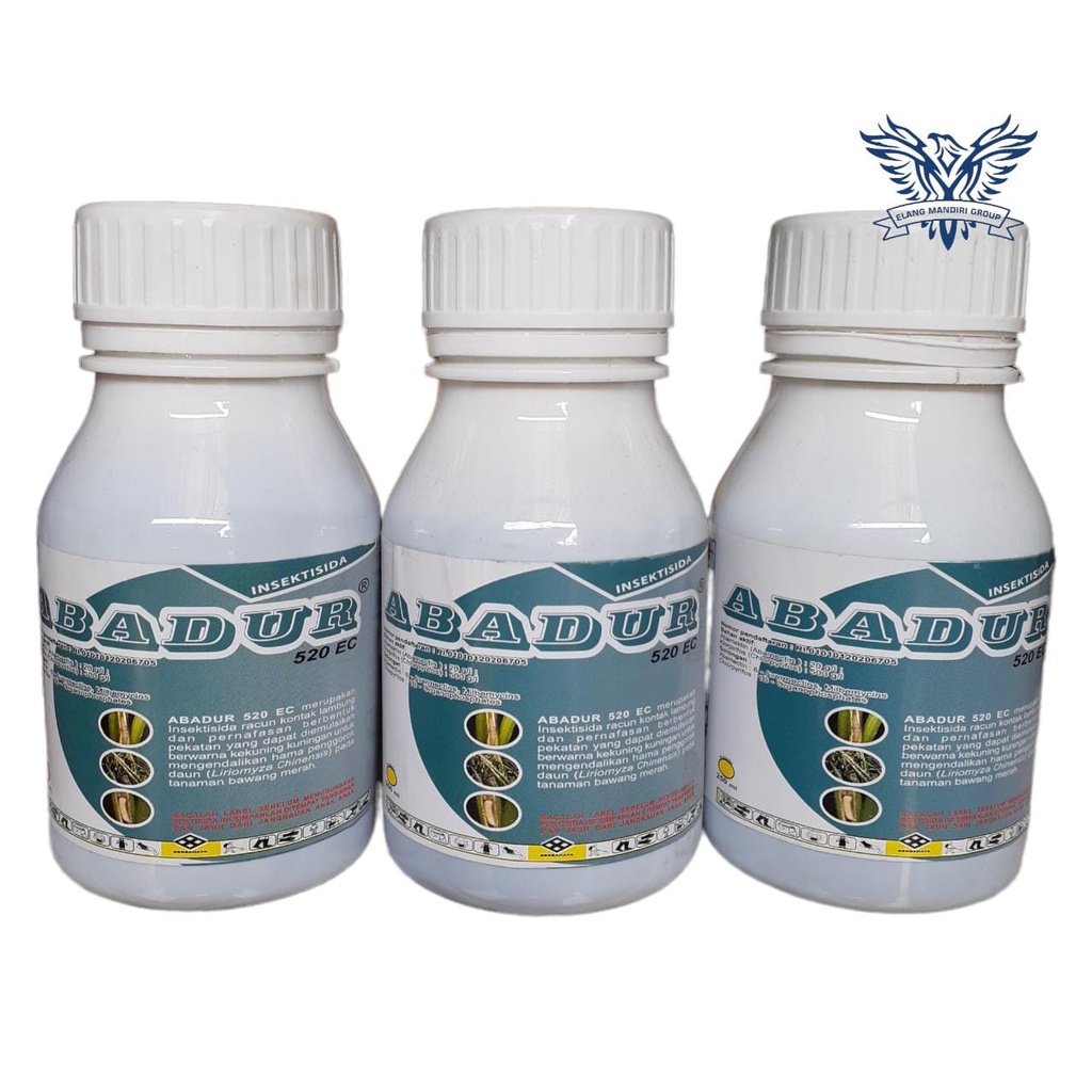 Jual Abadur 520EC 250ml Insektisida Abamectin 20g/l Klorfiriphos 500g/l ...