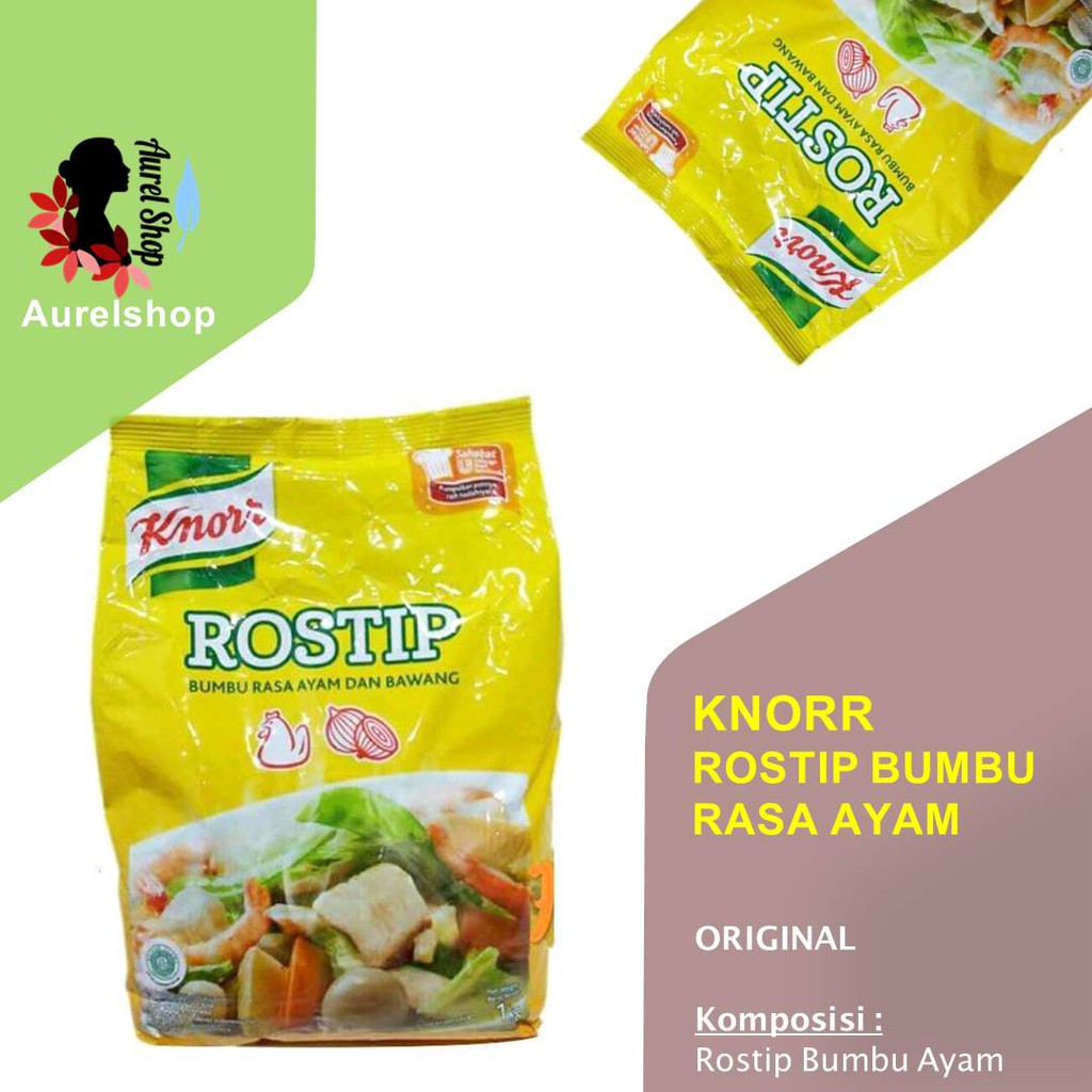 Jual KNORR Rostip Bumbu Rasa Ayam kemasan Refill 1 kg | Shopee Indonesia