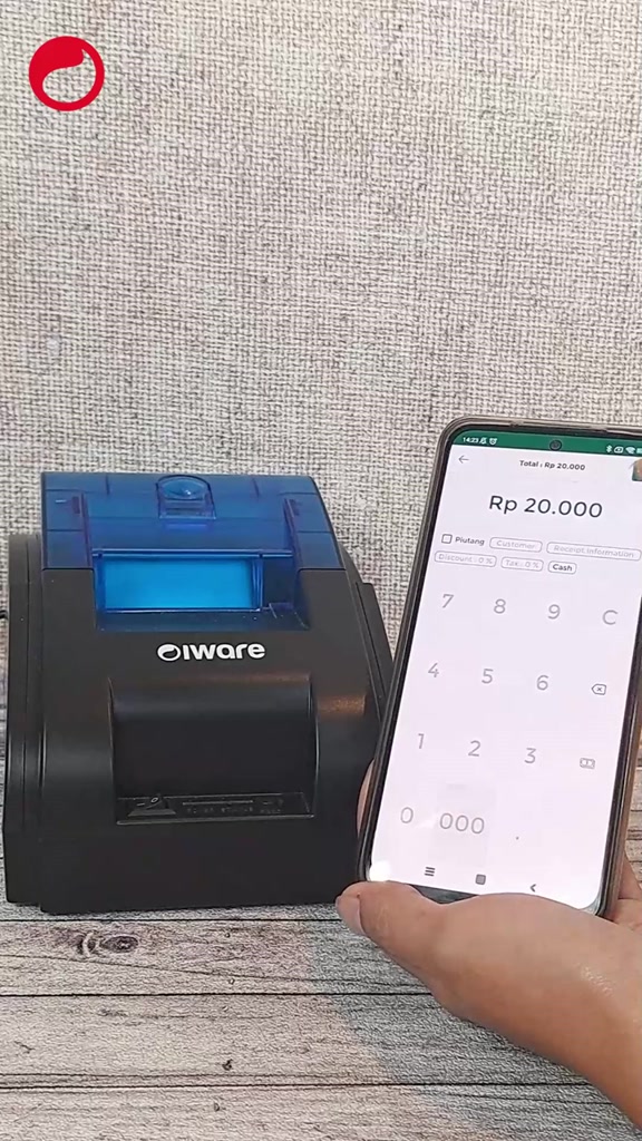 Jual Printer Thermal EPPOS 58mm Bluetooth dan USB Cetak Struk dan NOTA Free kertas 10 ROLL 58mm ...