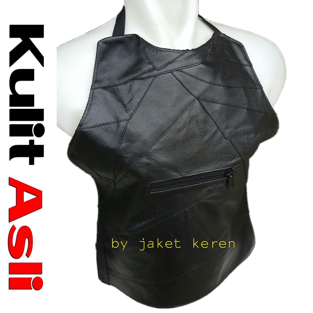 Jual Pelindung Dada Kulit asli/ Rompi Kulit/ rompi motor anti/tolak ...