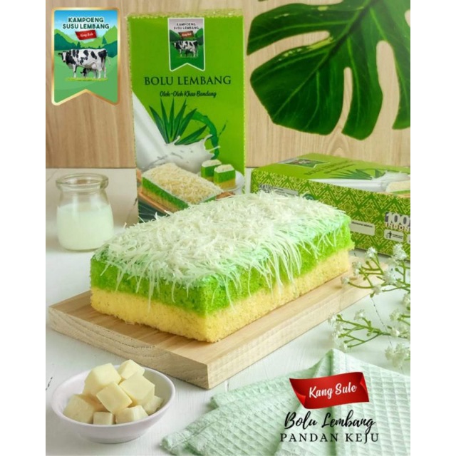 Jual Bolu Lembang Kang Sule Pandan keju (Bisa ke luar kota,luar P.jawa ...