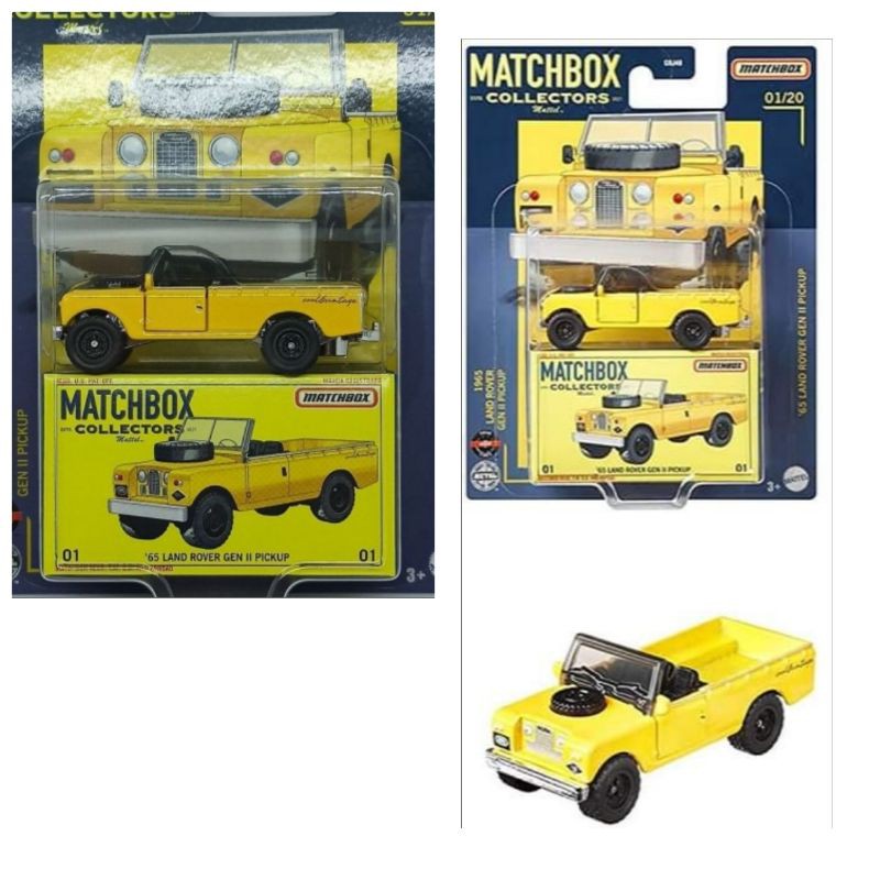 Jual Matchbox Collectors Land Rover Gen II Pickup Ban Karet | Shopee ...