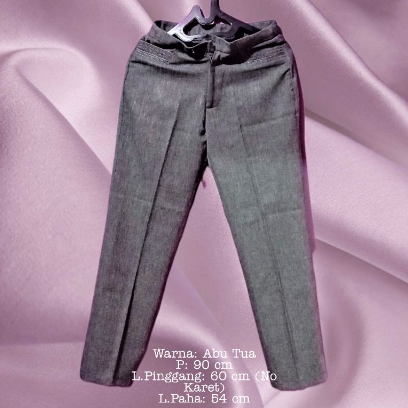 Jual Preloved Celana Bahan Formal/non Formal Kerja / Kuliah (Baca ...