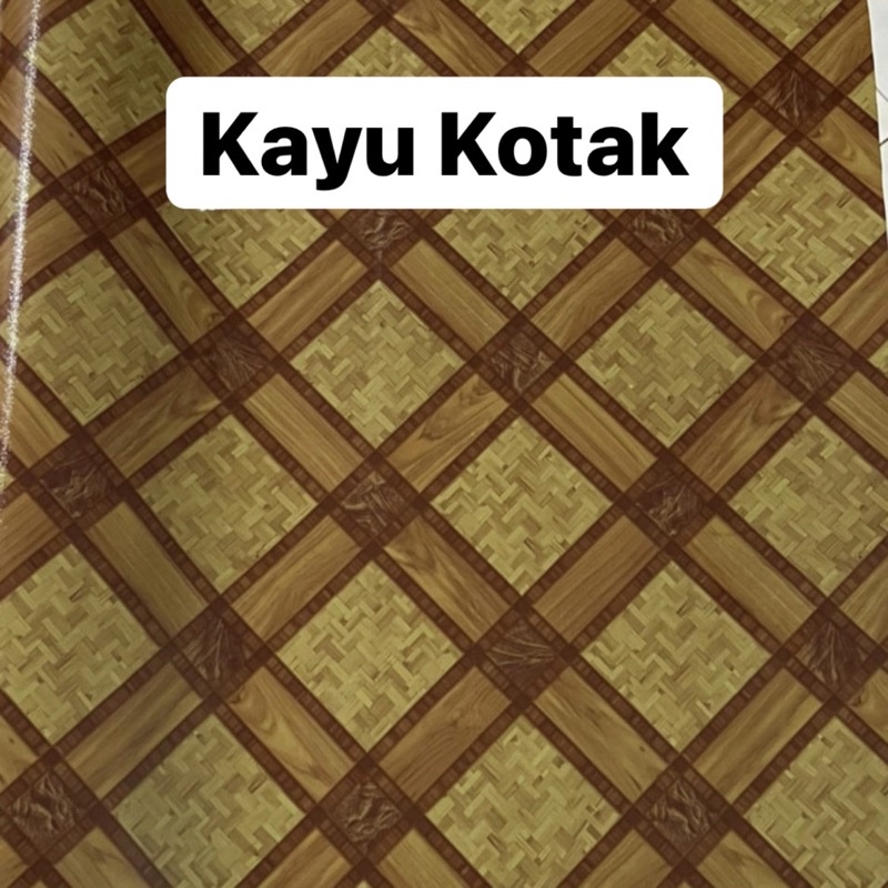Jual KARPET VINYL LANTAI IMPORT MOTIF KAYU / MARMER PERLAK WALLPAPER ...