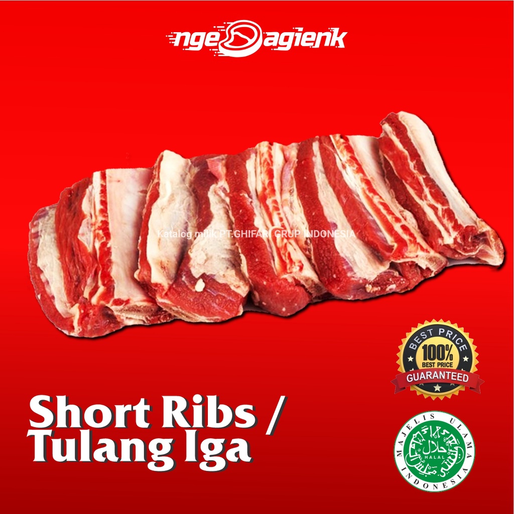 Jual Tulang Iga Sapi Segar / Short Ribs (Lokal) | Shopee Indonesia