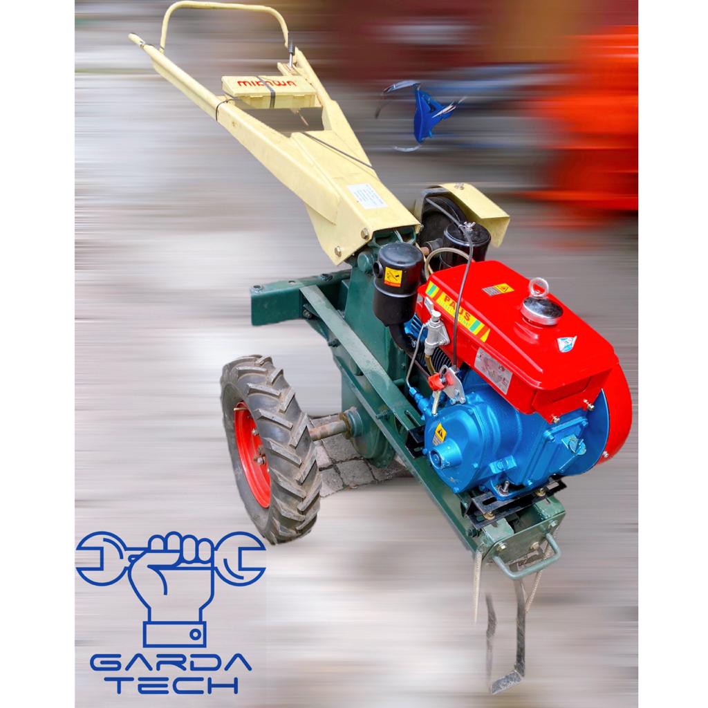 Jual Traktor Tiller Zetor Tangan Bajak Sawah Mikawa Jumbo + Mesin Solar ...