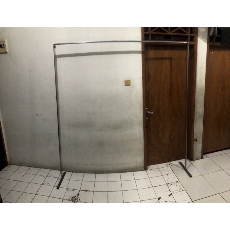 Jual Tiang Backdrop / Tiang Dekorasi / Tiang Gawang Besi 2,5m | Shopee ...
