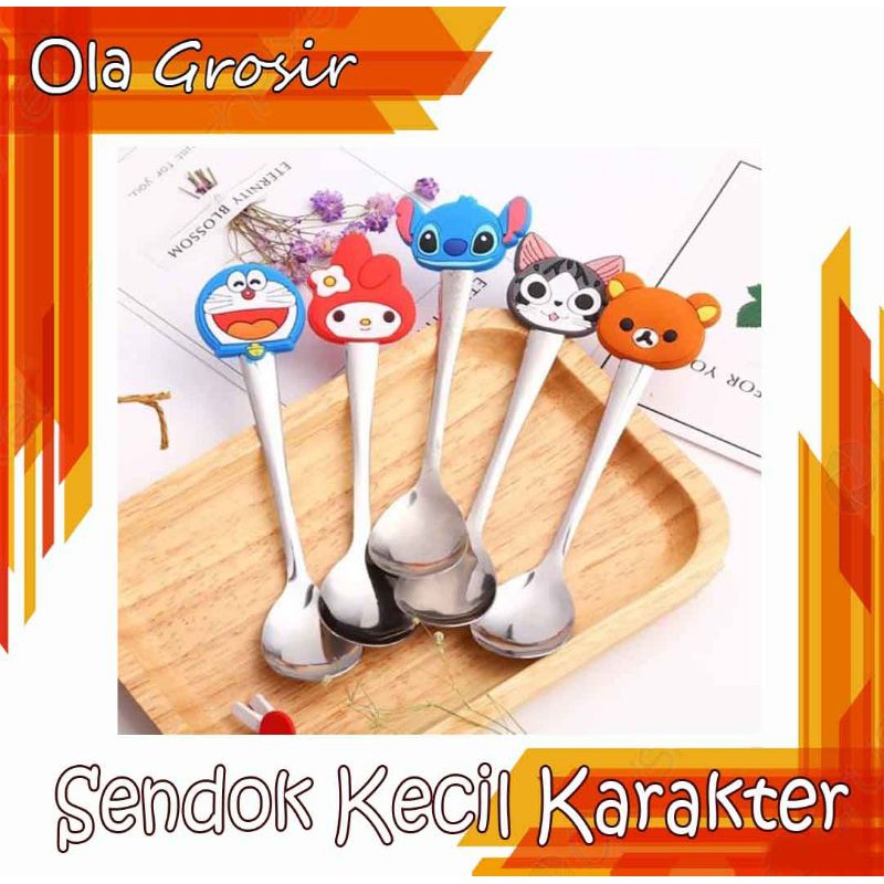 Jual Sendok teh sendok kecil sendok karakter sendok mini sendok bayi ...