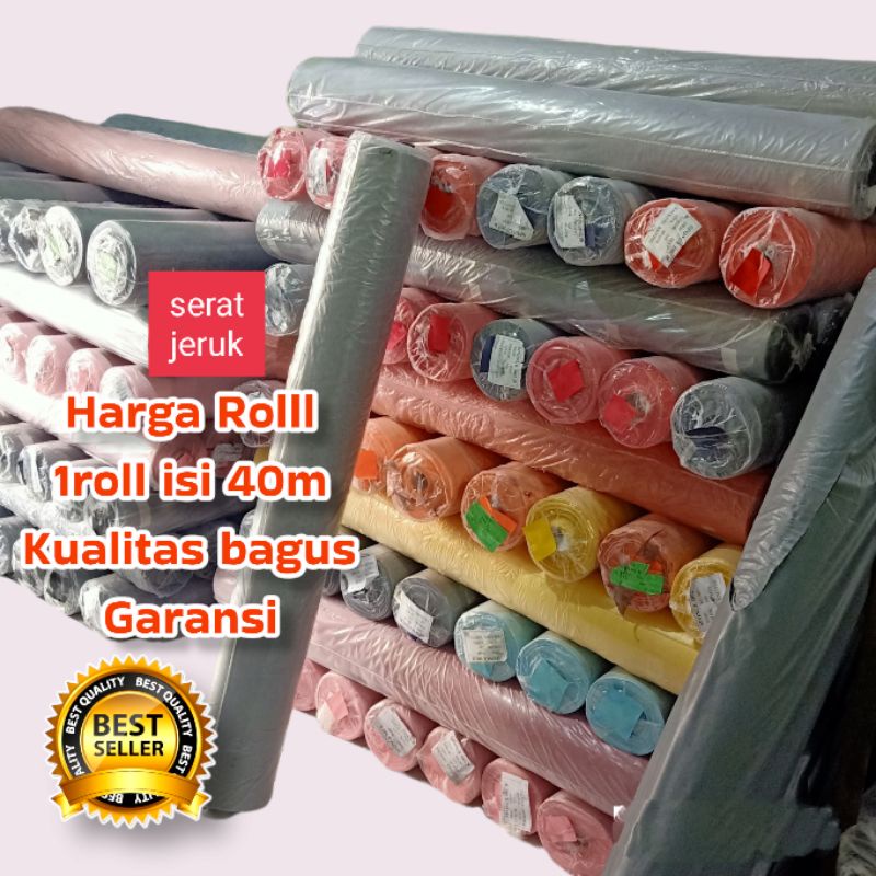 Jual Kulit sintetis/Imitasi serat jeruk embitek harga Rol(40m) Import ...