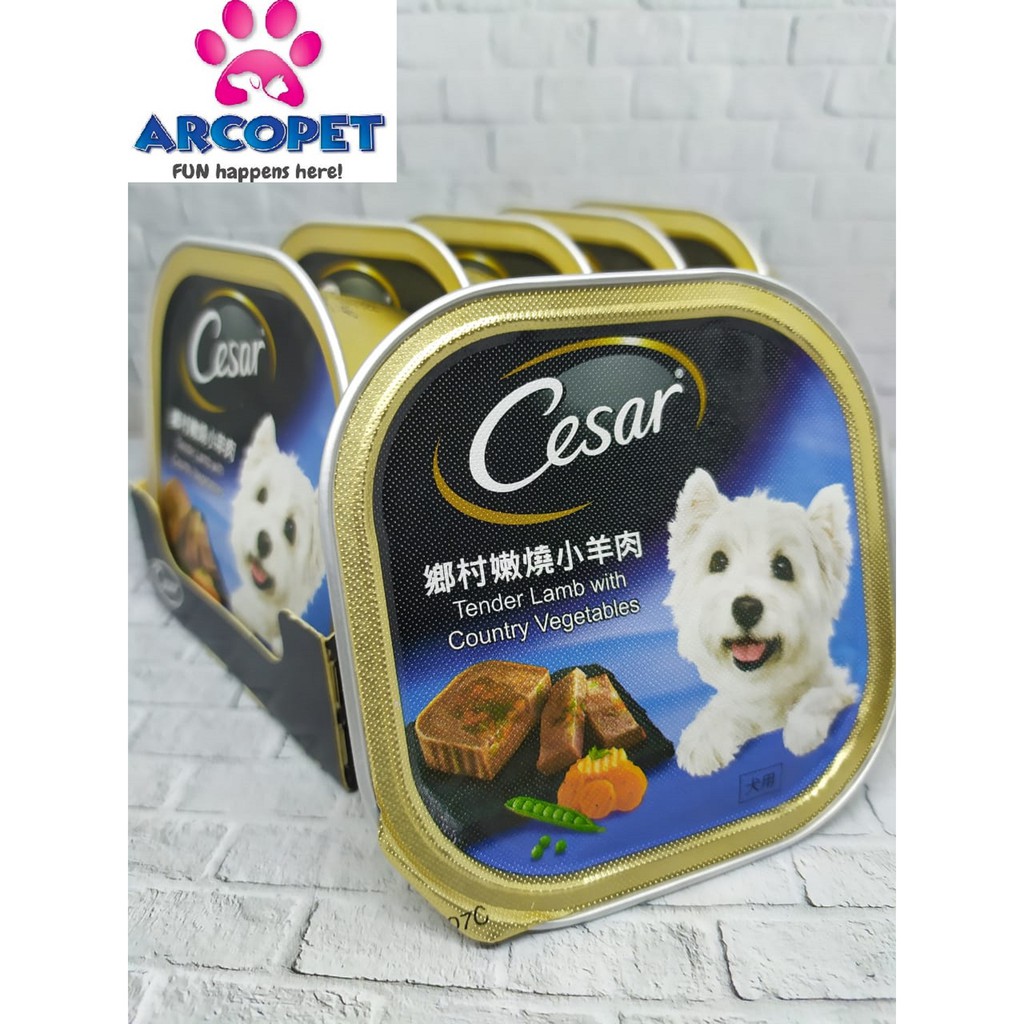 Jual Cesar Wet Food 100 gr Makanan Anjing Basah | Shopee Indonesia