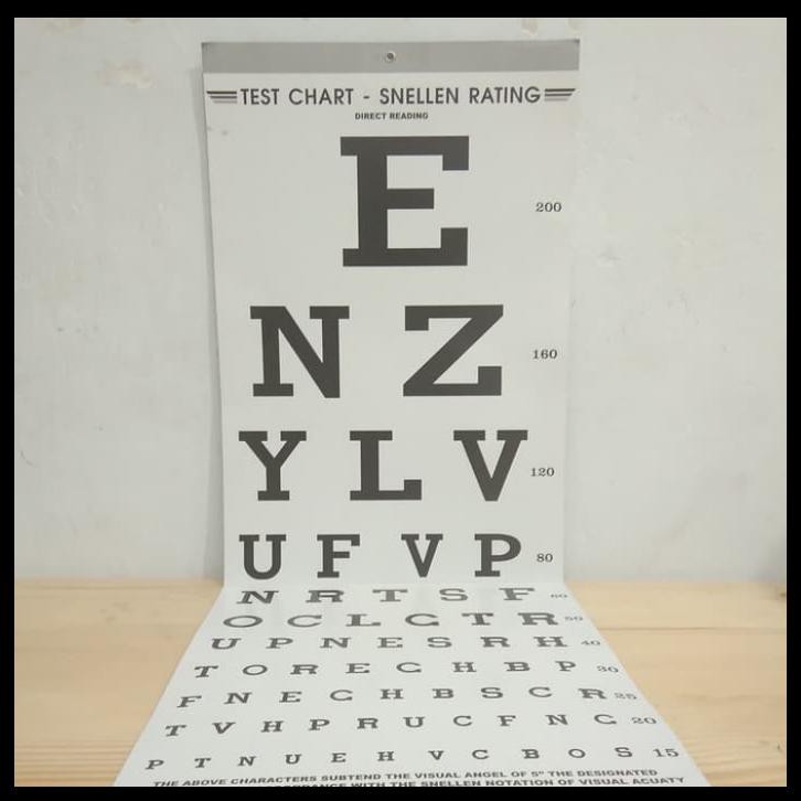 Jual Test Chart Snellen Rating / Tes Kesehatan Mata | Shopee Indonesia