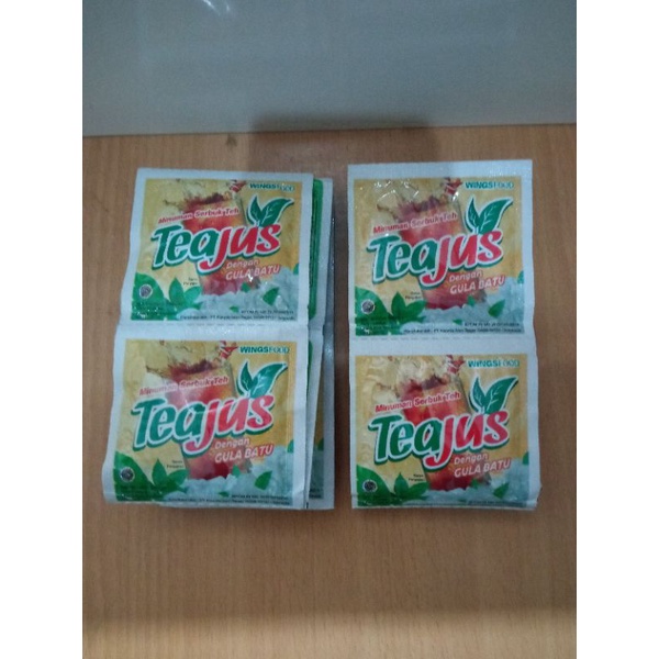 Jual TEAJUS GULA BATU SACHET RENCENG ISI 10 SACHET | Shopee Indonesia