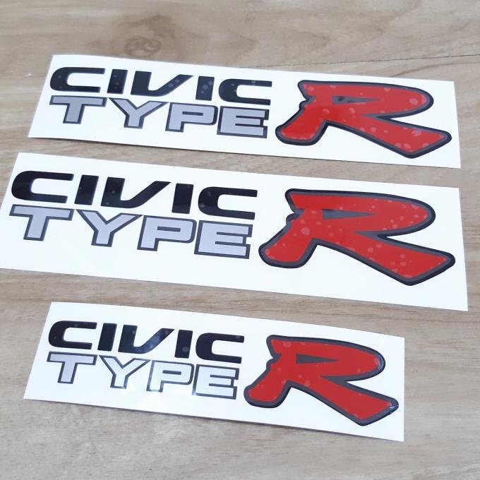 Jual Stiker Pintu Samping Belakang Dan Bagasi Honda Civic Type R Set ...