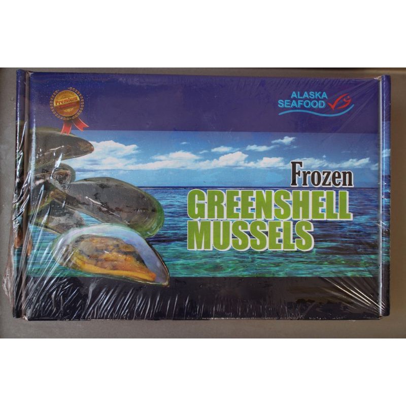 Jual kerang Hijau - Green Mussels Half Shell Frozen 1kg/pack | Shopee ...
