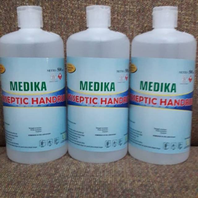 Jual MEDIKA ANTISEPTIC HANDRUB HAND SANITIZER KEMENKES HALAL MUI ...