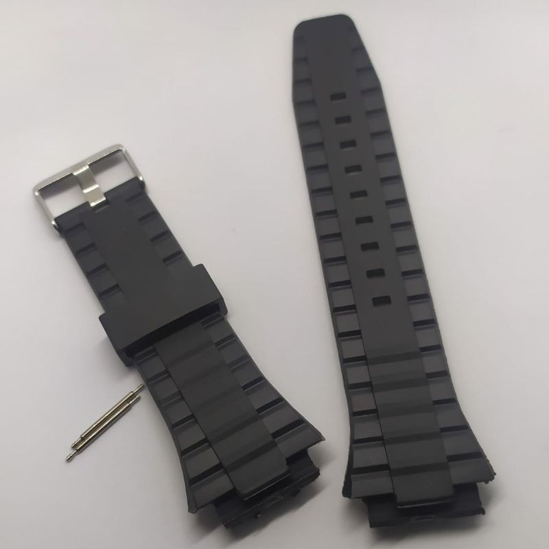 Jual Tali Jam Tangan Untuk Eiger Ls 90 Ls90 Hitam Rubber Strap Ls 90