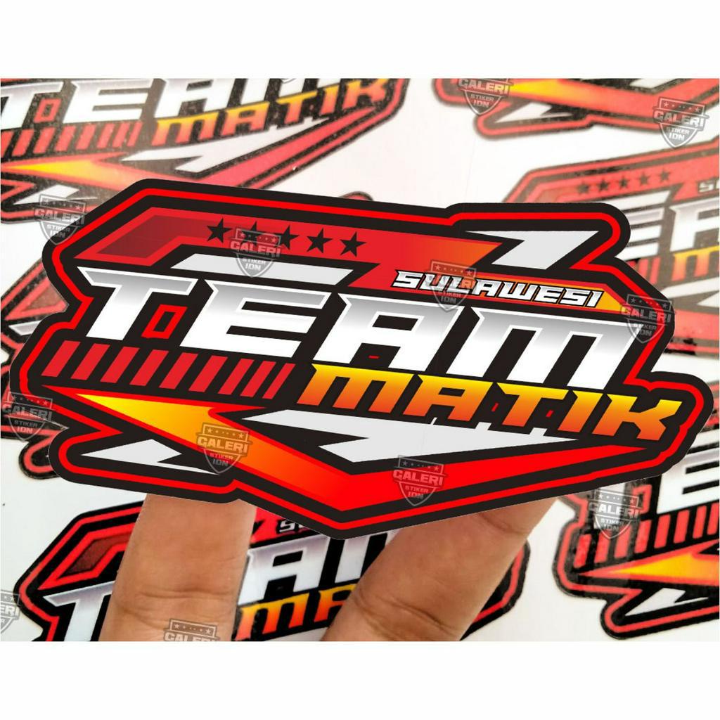 Jual STIKER SULAWESI TEAM MATIC ORIGINAL STICKER VIRAL BONE STIKER STM ...