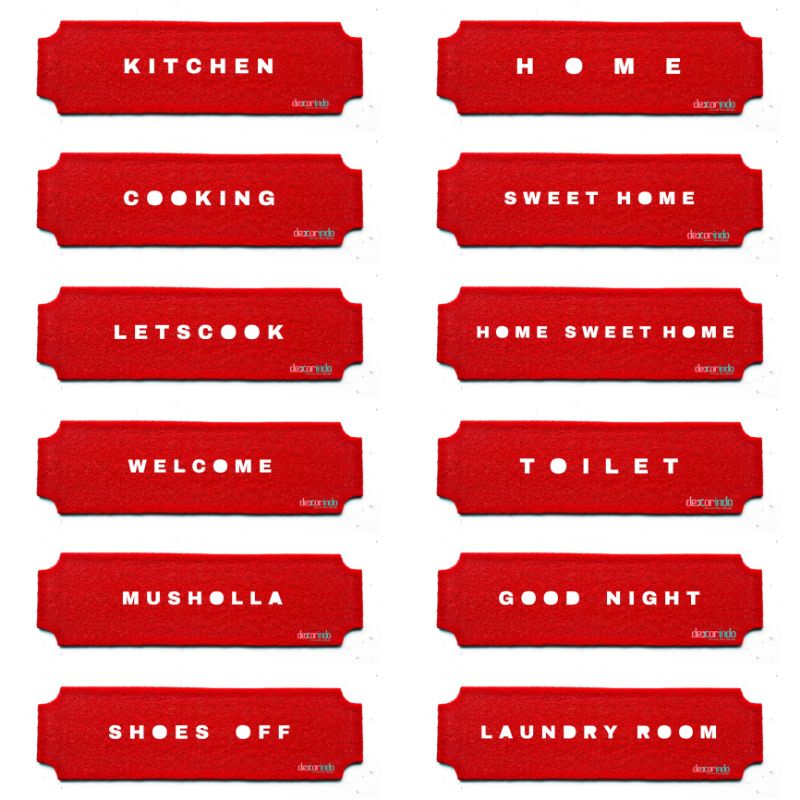 Jual KESET KARAKTER LETTERS BENTUK FRAME - Keset tulisan nama huruf ...