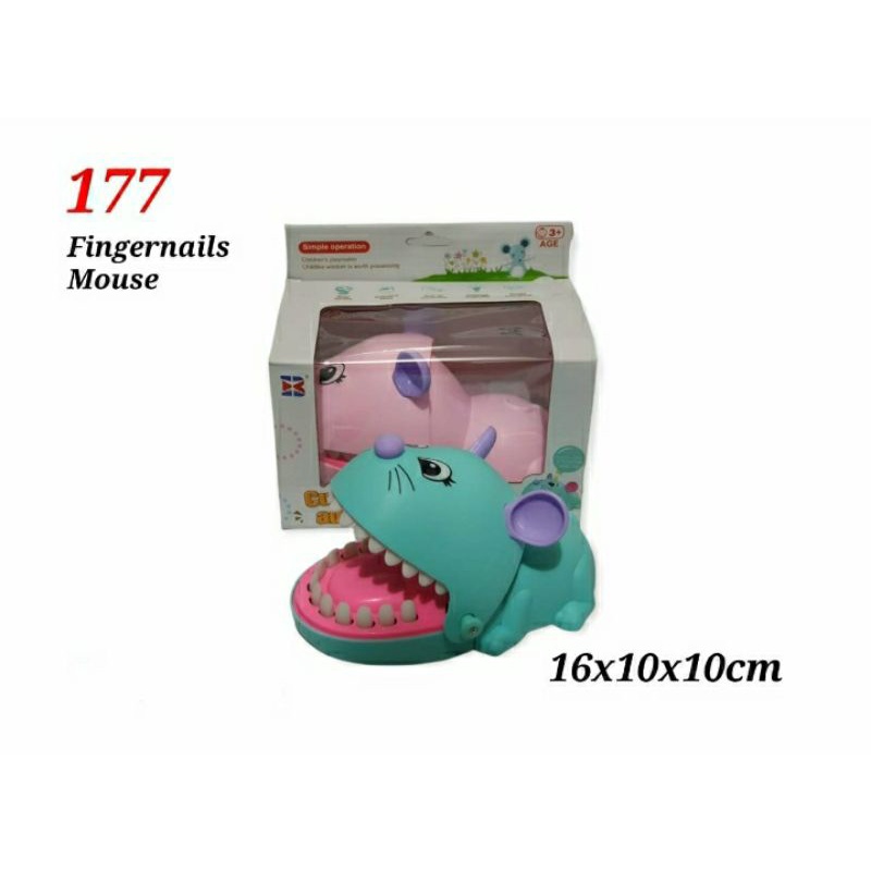 Jual Mainan Fingernails Mouse||Mainan Gigitan Jari Model Tikus | Shopee ...