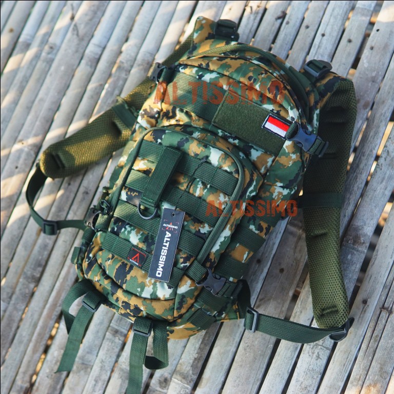 Jual Tas Tactical Army Sepeda Hydropack Gowes Loreng Tentara Polisi Militer TNI Brimob Altissimo ...