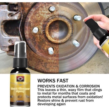 Jual Magic Spray Cairan Anti Karat Panci Besi Rust Cleaner Spray ...