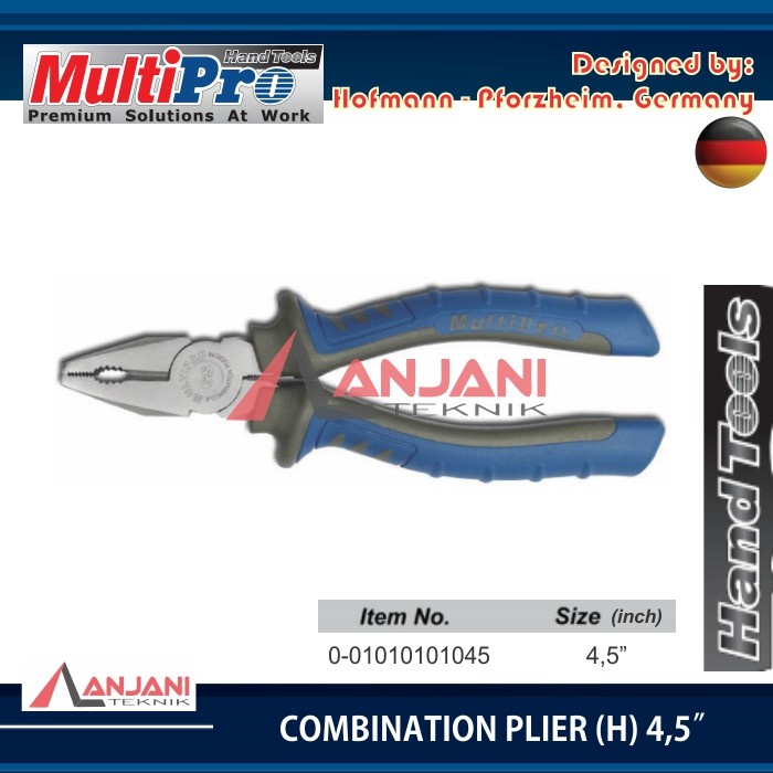 Jual TANG KOMBINASI 4.5 INCH MULTIPRO COMBINATION PLIERS 4.5INCH HEAVY ...
