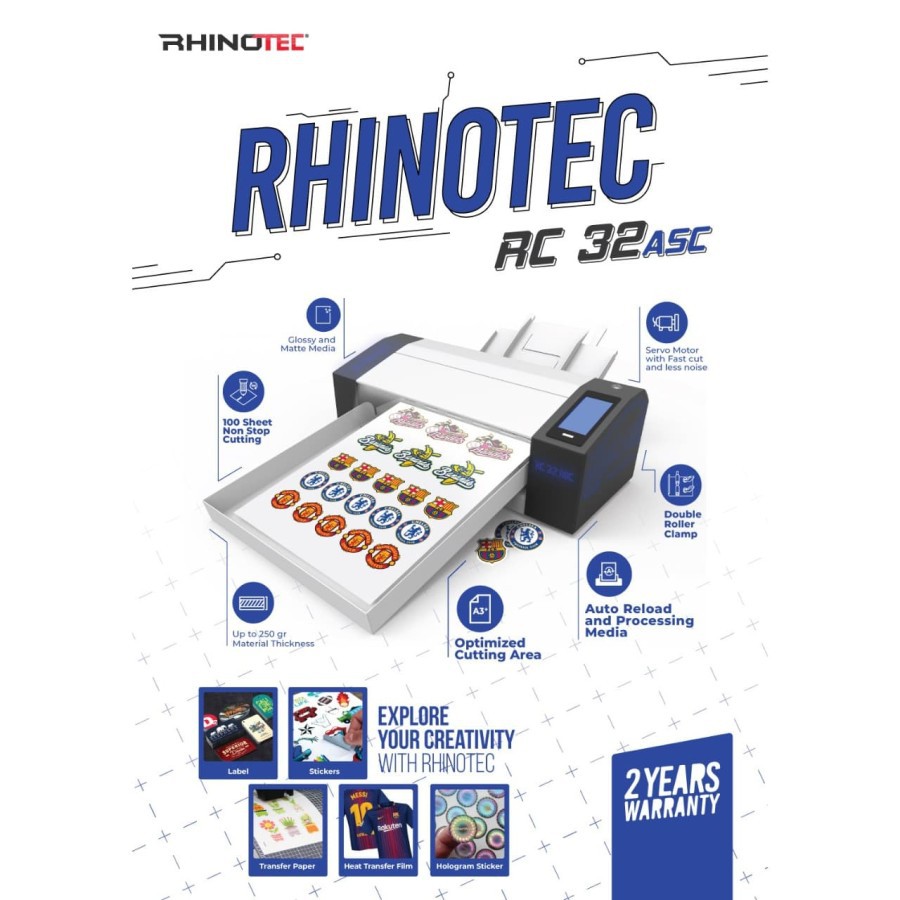 Jual Mesin Cutting Sticker Rhinotec 32 ASC - Auto Sheet Cutter | Shopee ...