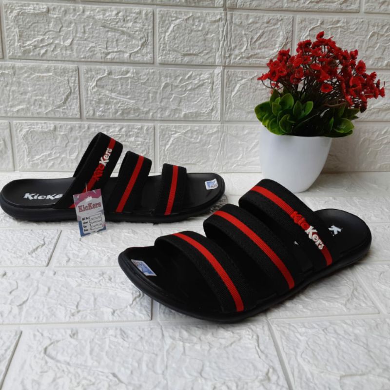 Jual sandal kickers dewasa / sandal trendi / 100% real pict / sandal ...