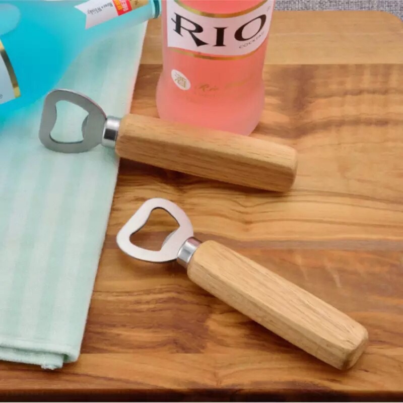 Jual Pembuka Tutup Botol Stainless Gagang Kayu | Bottle Opener | Shopee ...