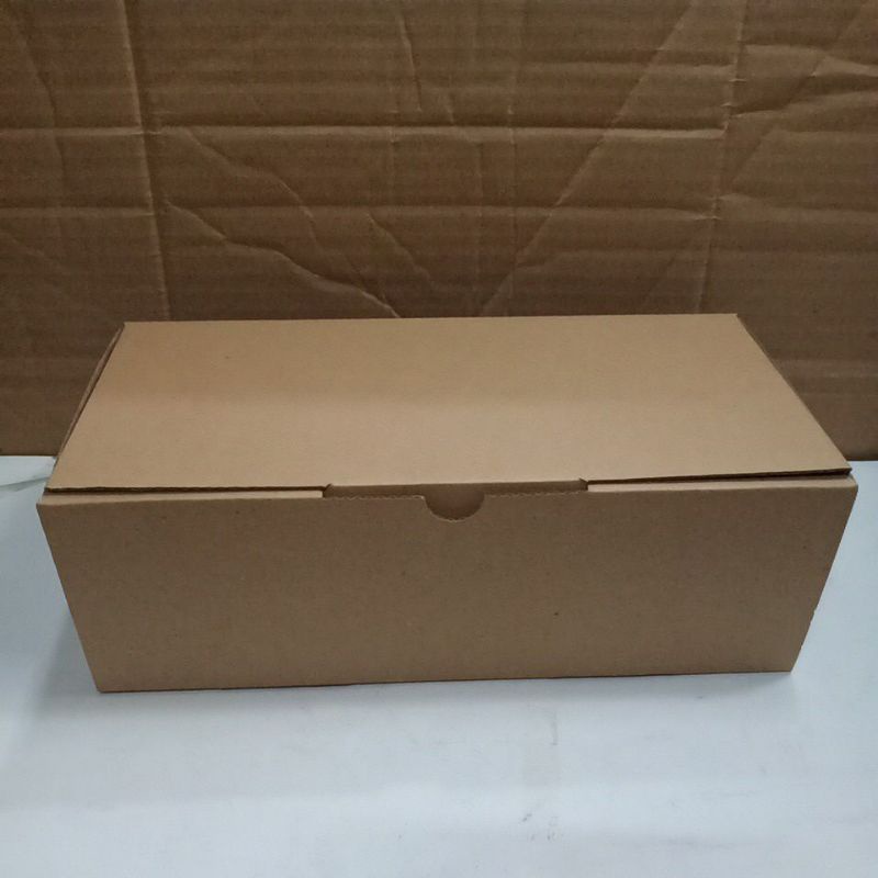 Jual Dus Box Karton Kotak Corrugated Coklat 12x25x8 cm | Shopee Indonesia