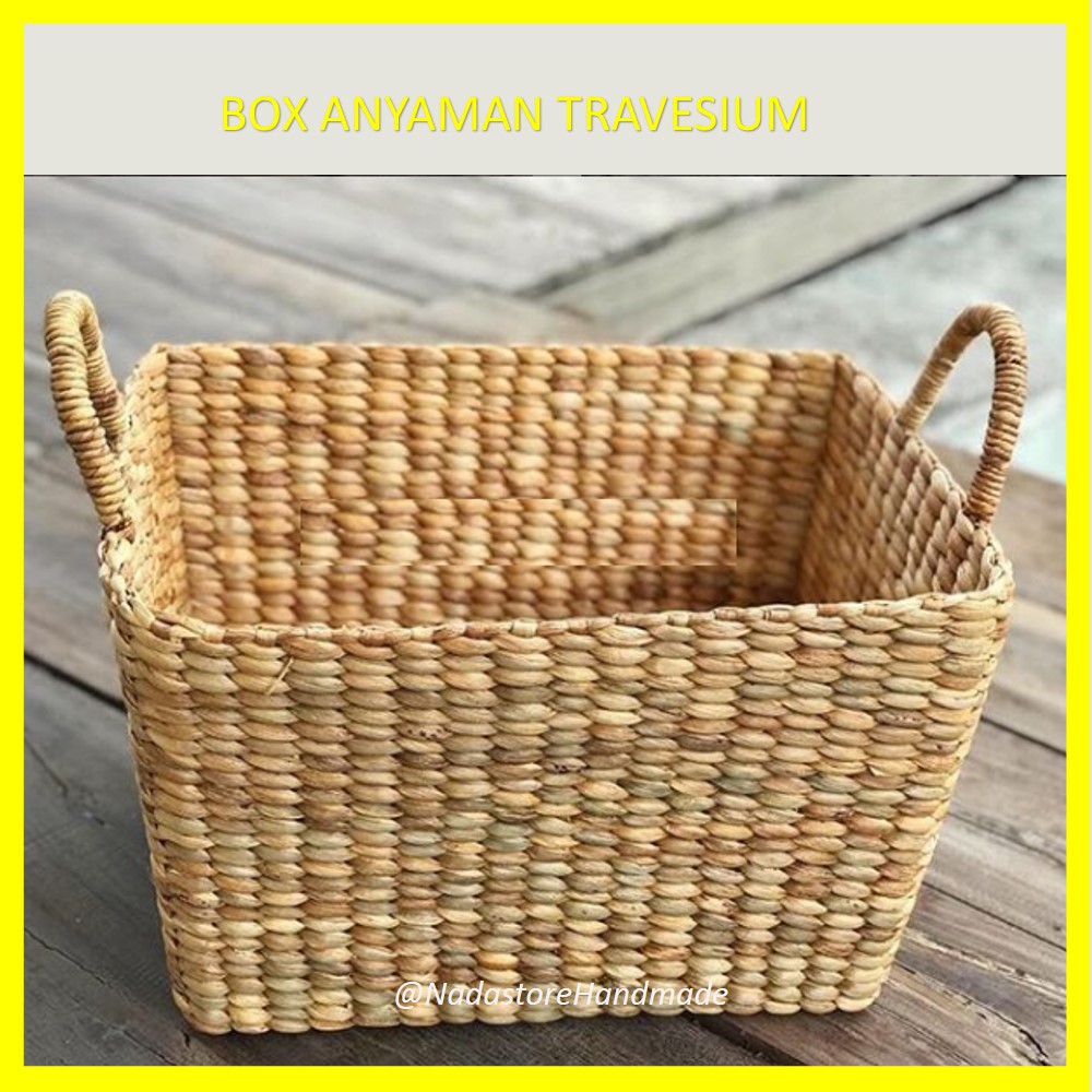 Jual KERANJANG ANYAMAN SERBAGUNA MODEL TRAVESIUM | Shopee Indonesia
