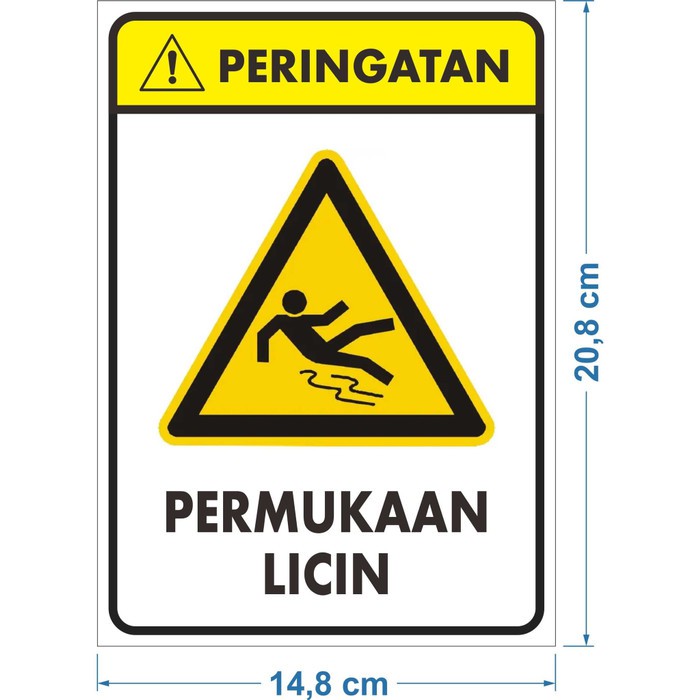 Jual STIKER PERMUKAAN LICIN 14,8X20,8CM | Shopee Indonesia