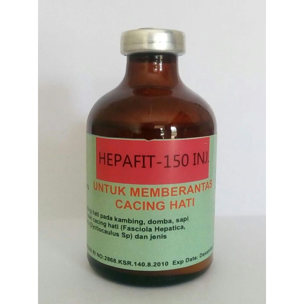 Jual HEPAVIT-150Inj(Obat Pilihan Untuk Memberantas CacingHati) | Shopee ...