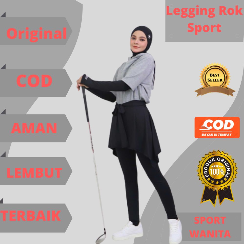 Jual Legging Leging Lejing Rok Bawahan Sport Sporty Olahraga Wanita ...