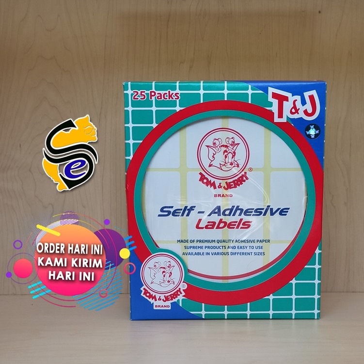 Jual Sticker / Label T&J Tom & Jerry No 103 | Shopee Indonesia