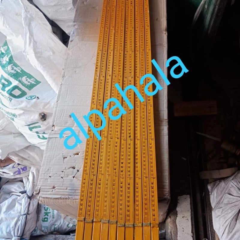 Jual Meteran kayu/ meteran kain 1meter dapat 2biji meteran kain ...