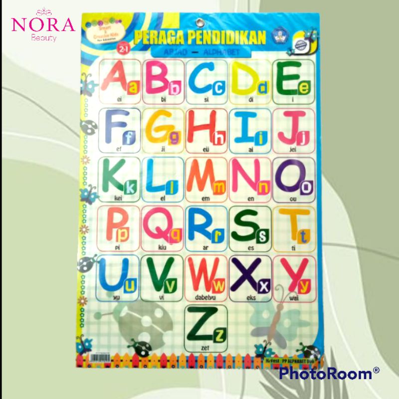 Jual Poster 2in1 untuk anak - Seri Abjad -- Alphabet | Shopee Indonesia